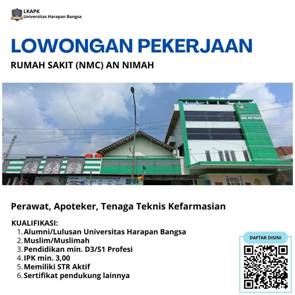 Loker RS (NMC) AN NIMAH – Tracer Study | Universitas Harapan Bangsa